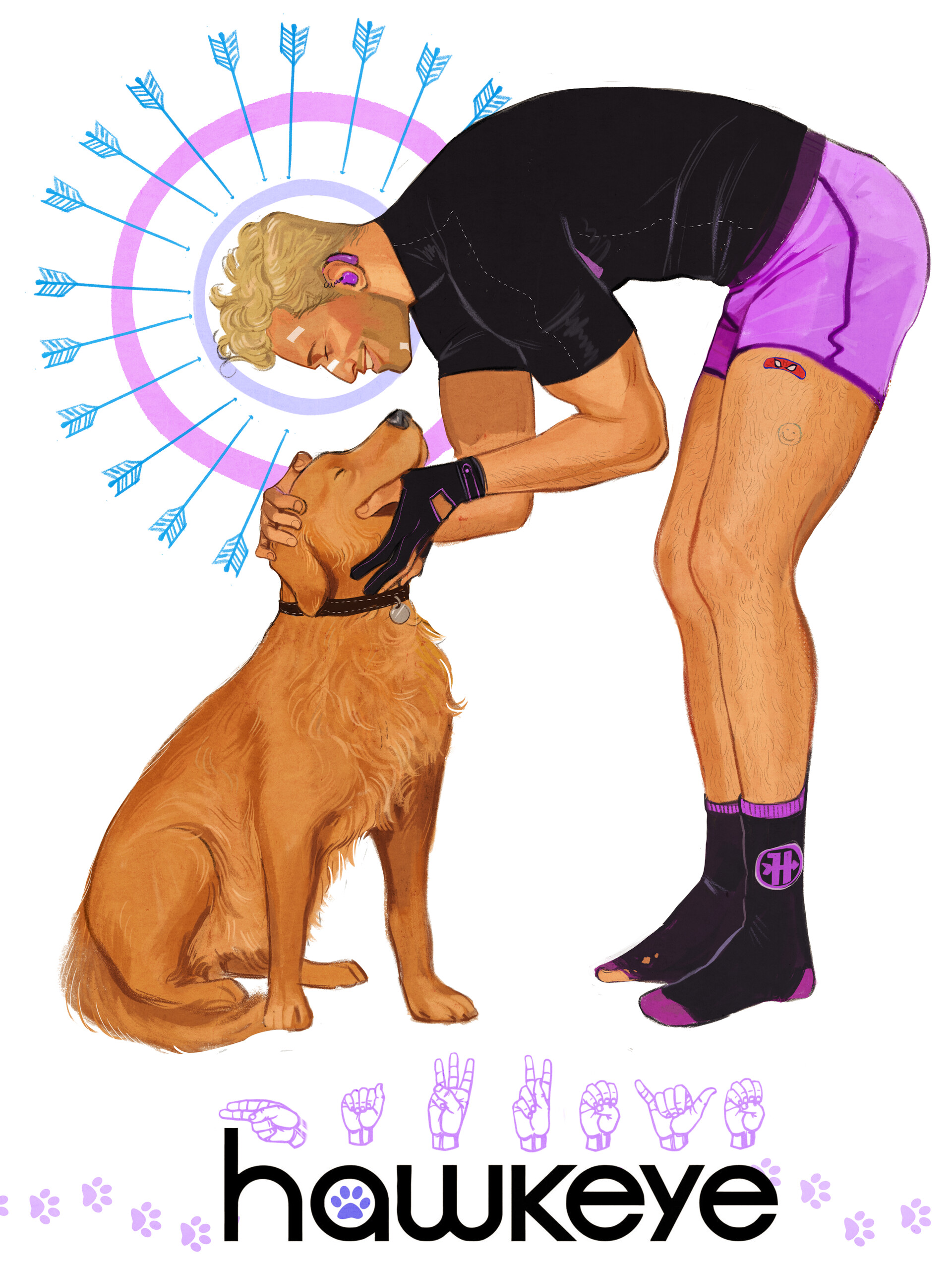 ArtStation - Hawkeye Pinup