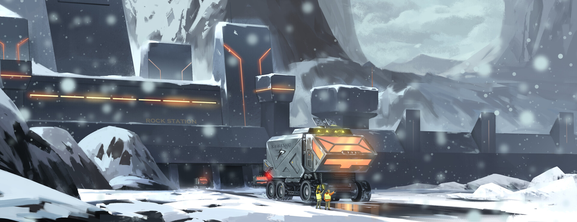 ArtStation - transport vehicle