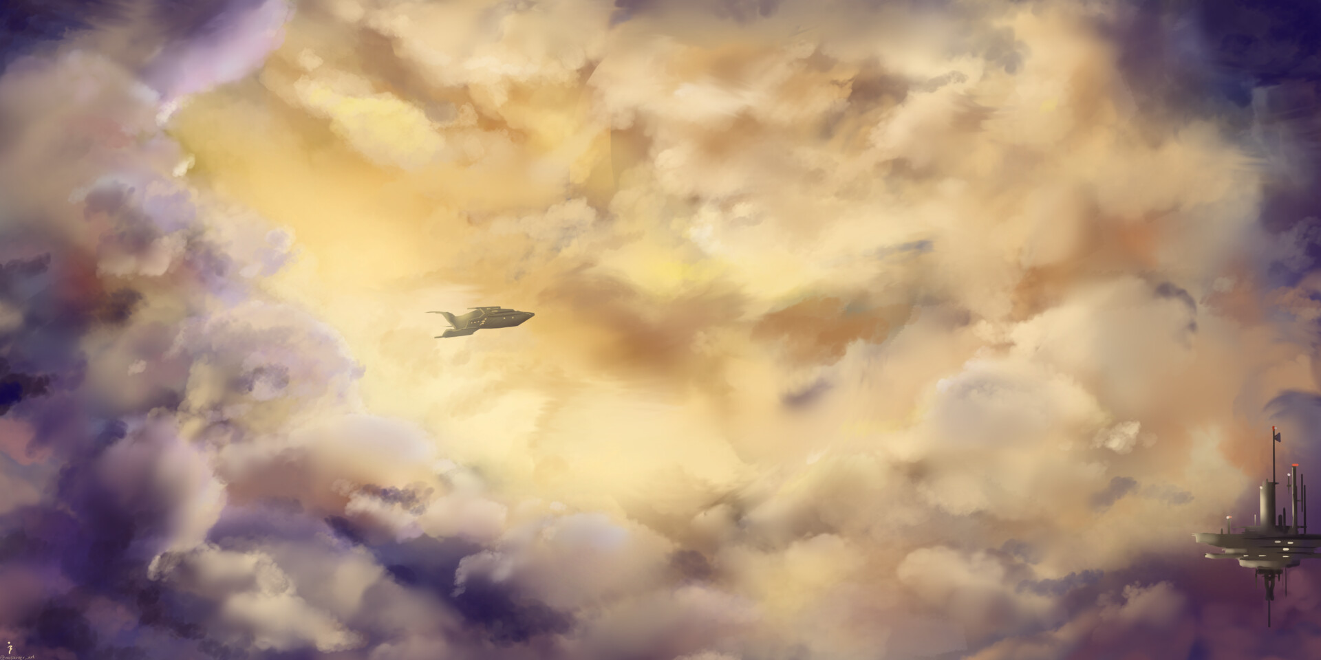 ArtStation - galactic clouds