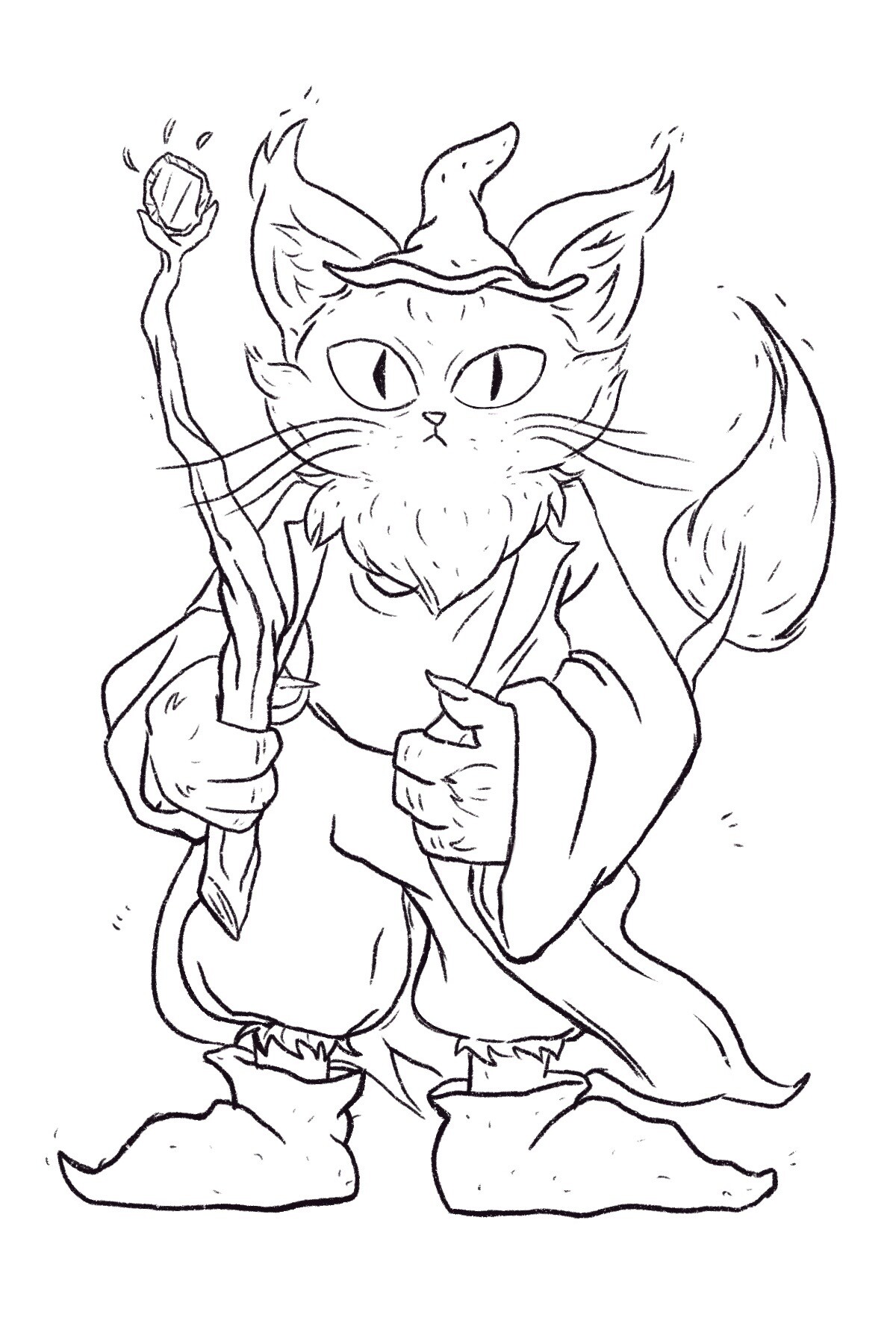ArtStation - Cat Wizard