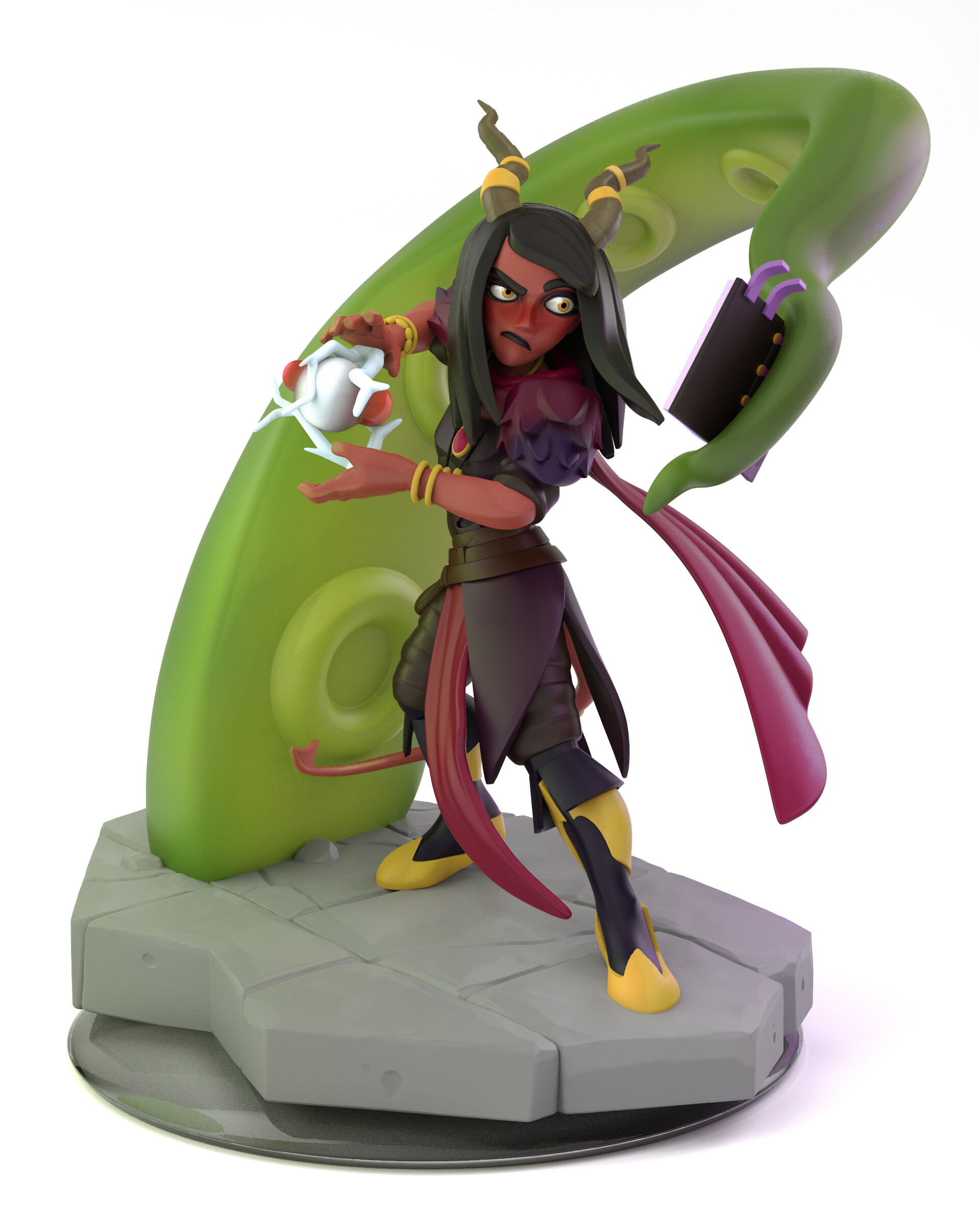 ArtStation - Prudence - the tiefling warlock