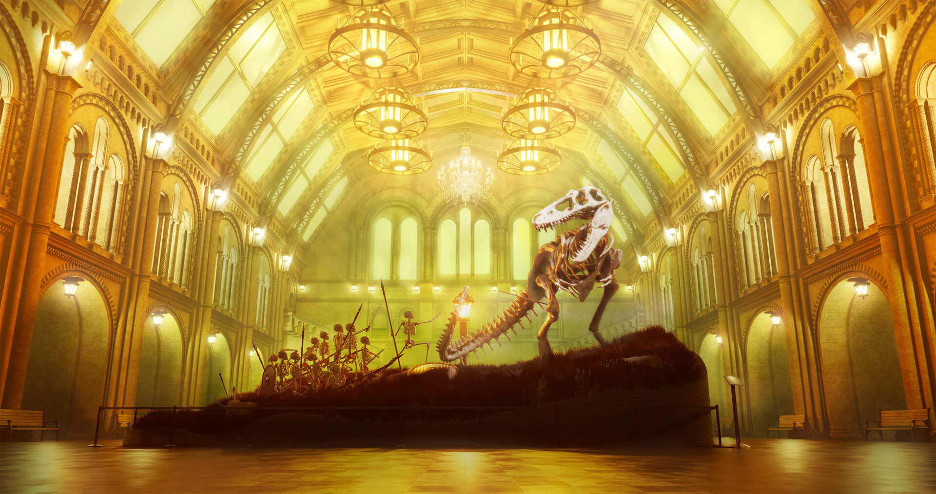 ArtStation - Old natural museum 3D Environment