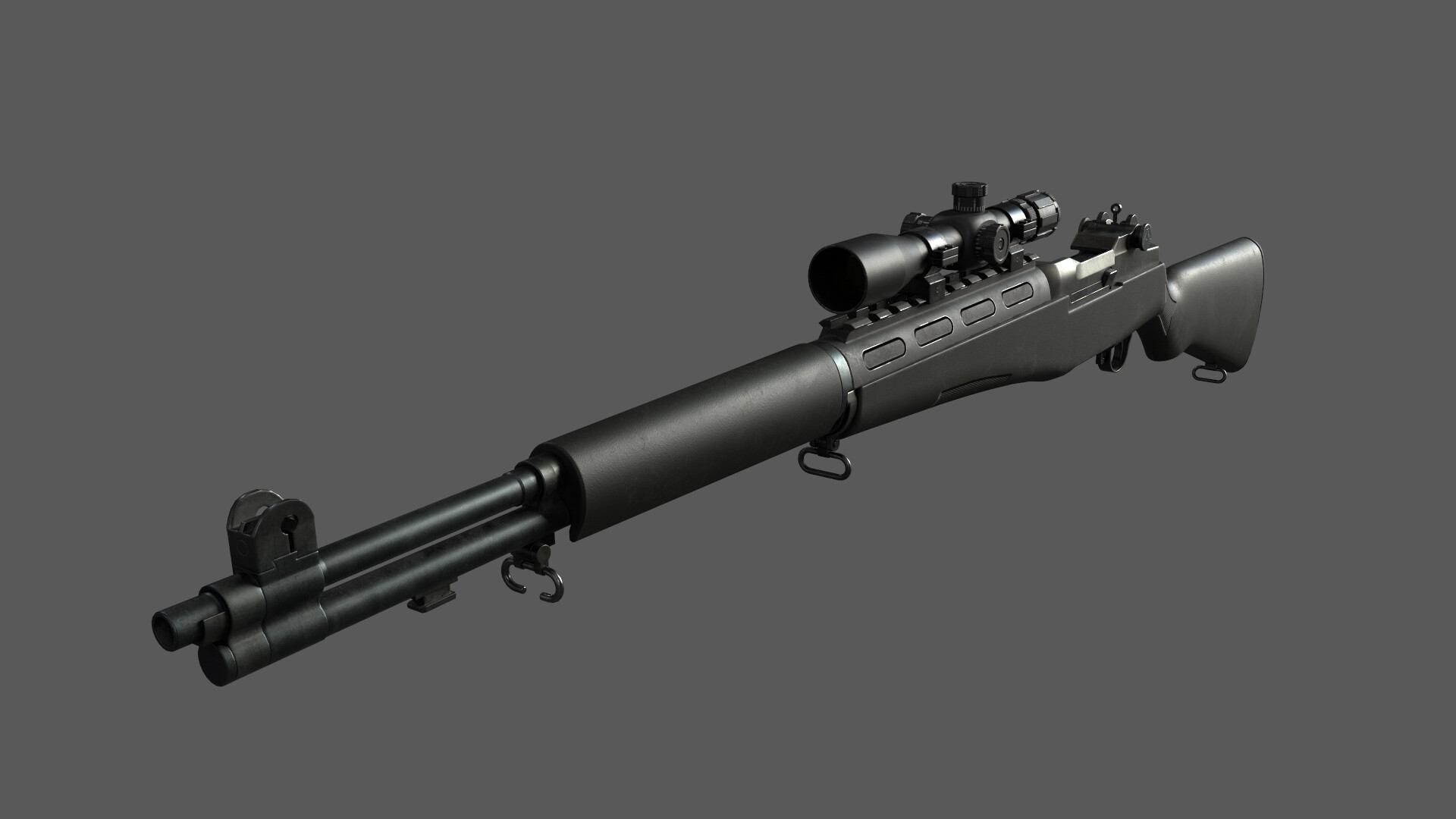 Charles Lawrence Gerodias - Modern M1 Garand w/ Scope