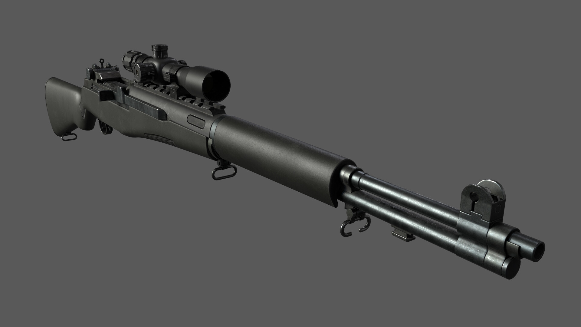 Charles Lawrence Gerodias - Modern M1 Garand w/ Scope