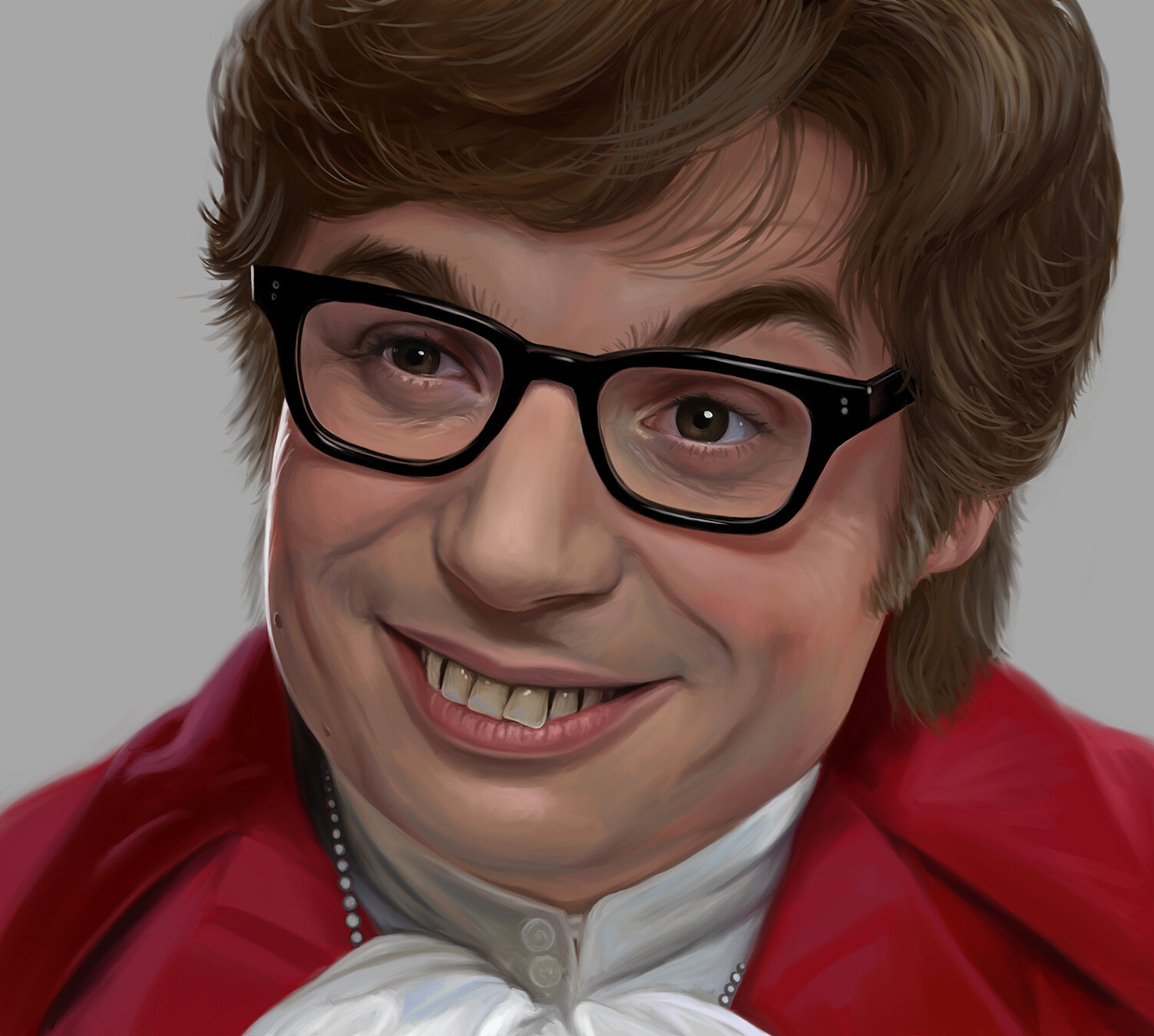 ArtStation - Austin Powers painting