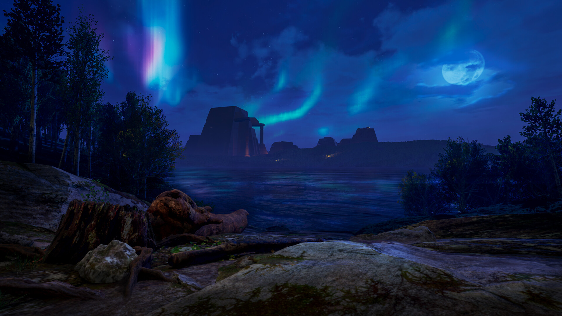 ArtStation - Night lake (UE4)