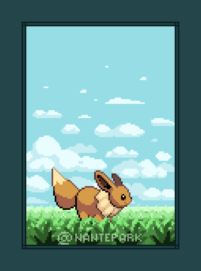 Eevee Running Gif