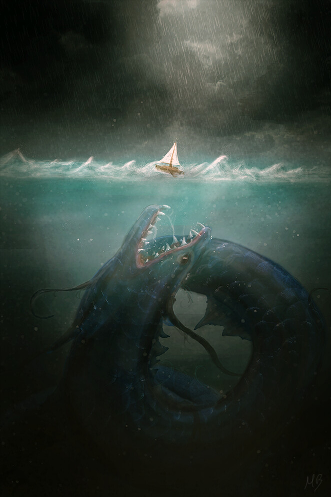ArtStation - Sea Serpent