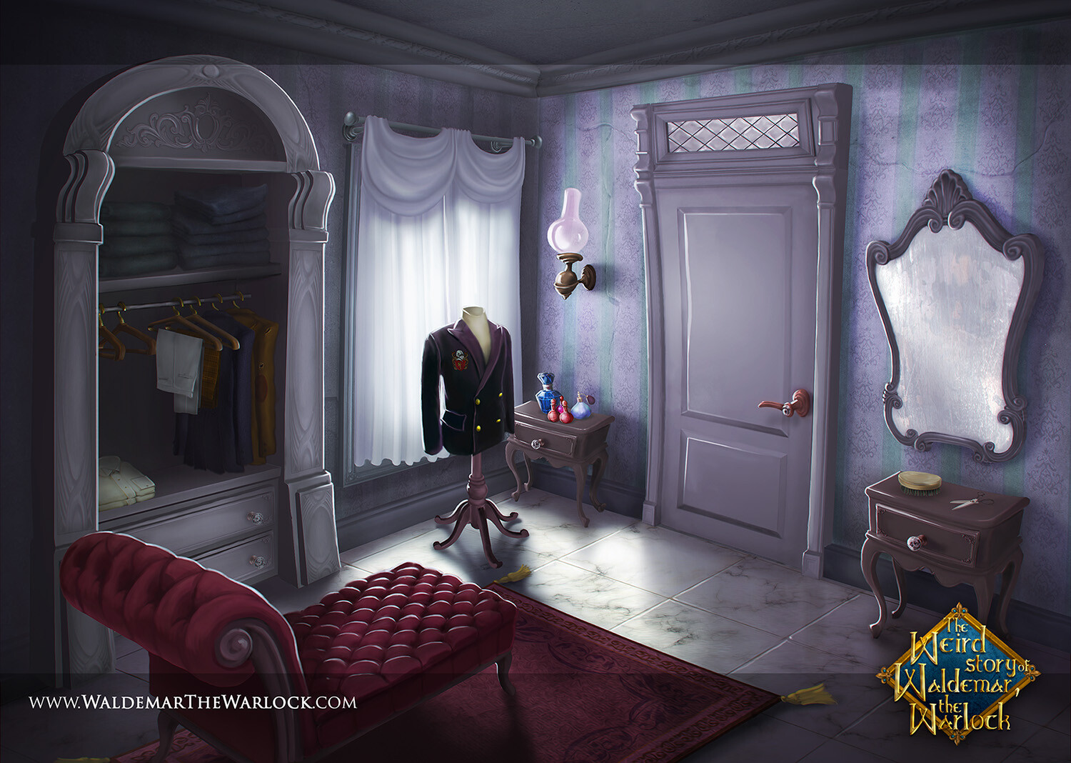 ArtStation - Waldemar the Warlock Dressing Room