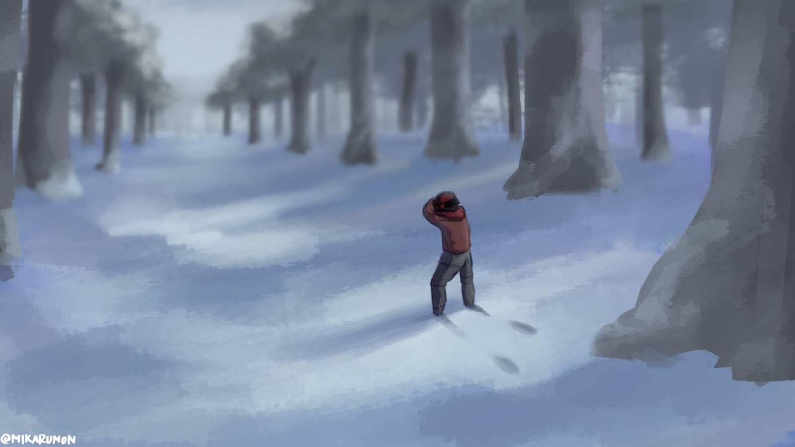 ArtStation - Snowy Way