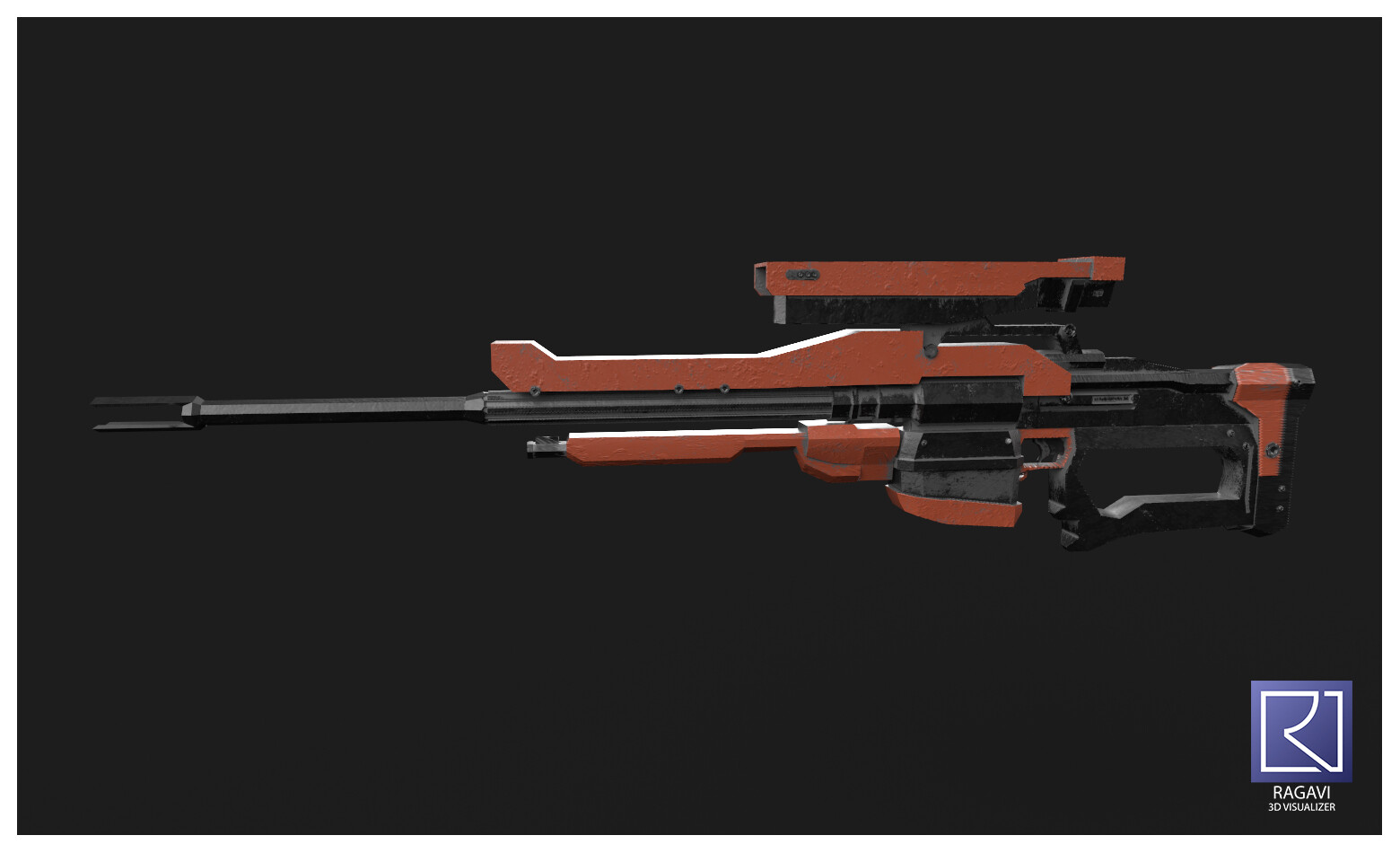 ArtStation - Hard surface Gun Texture