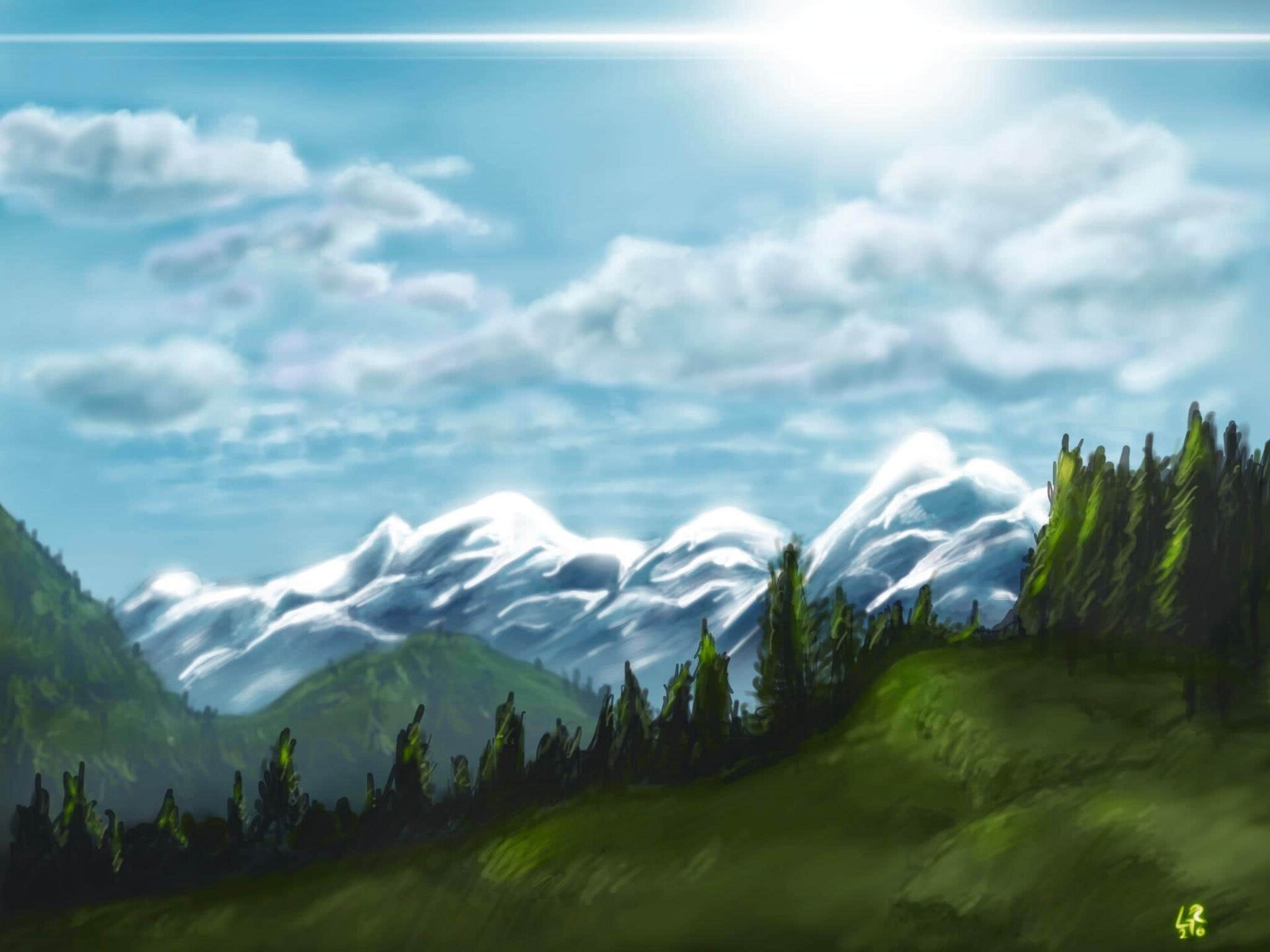 ArtStation - My BG painting attempt lol