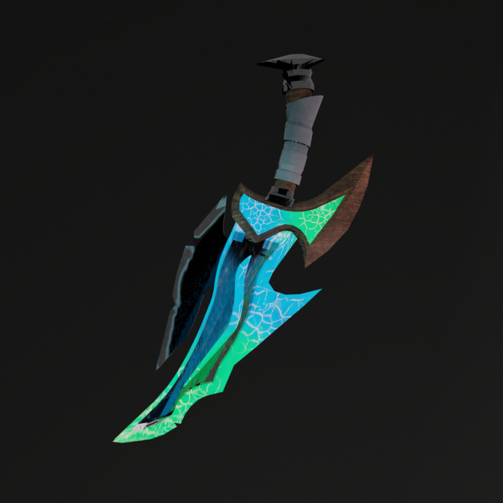 ArtStation - 3D fantasy blade