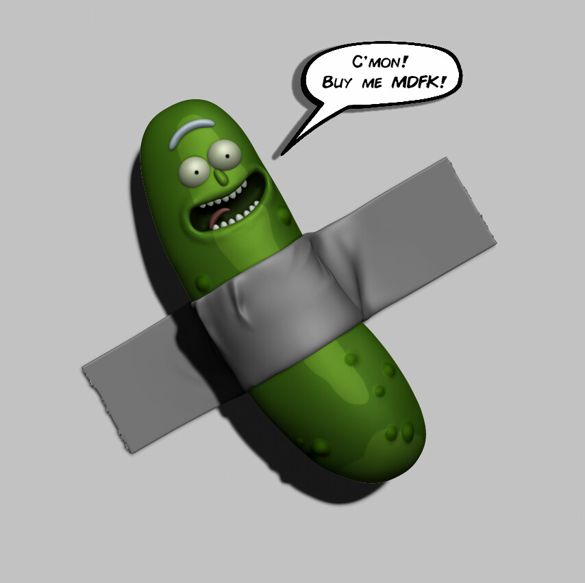 ArtStation - Pickle Rick