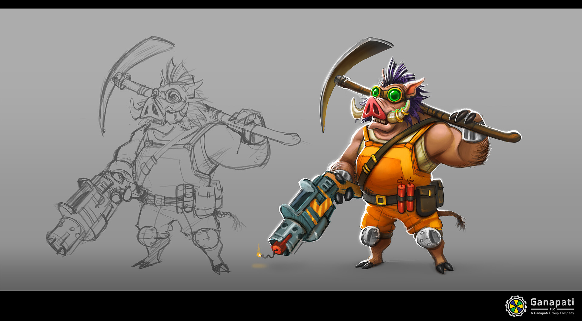 ArtStation - Tunnel Boar - Character Concepts