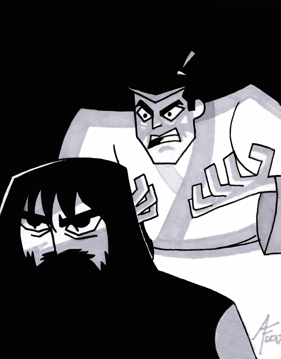 ArtStation - Samurai Jack Talks To Himself