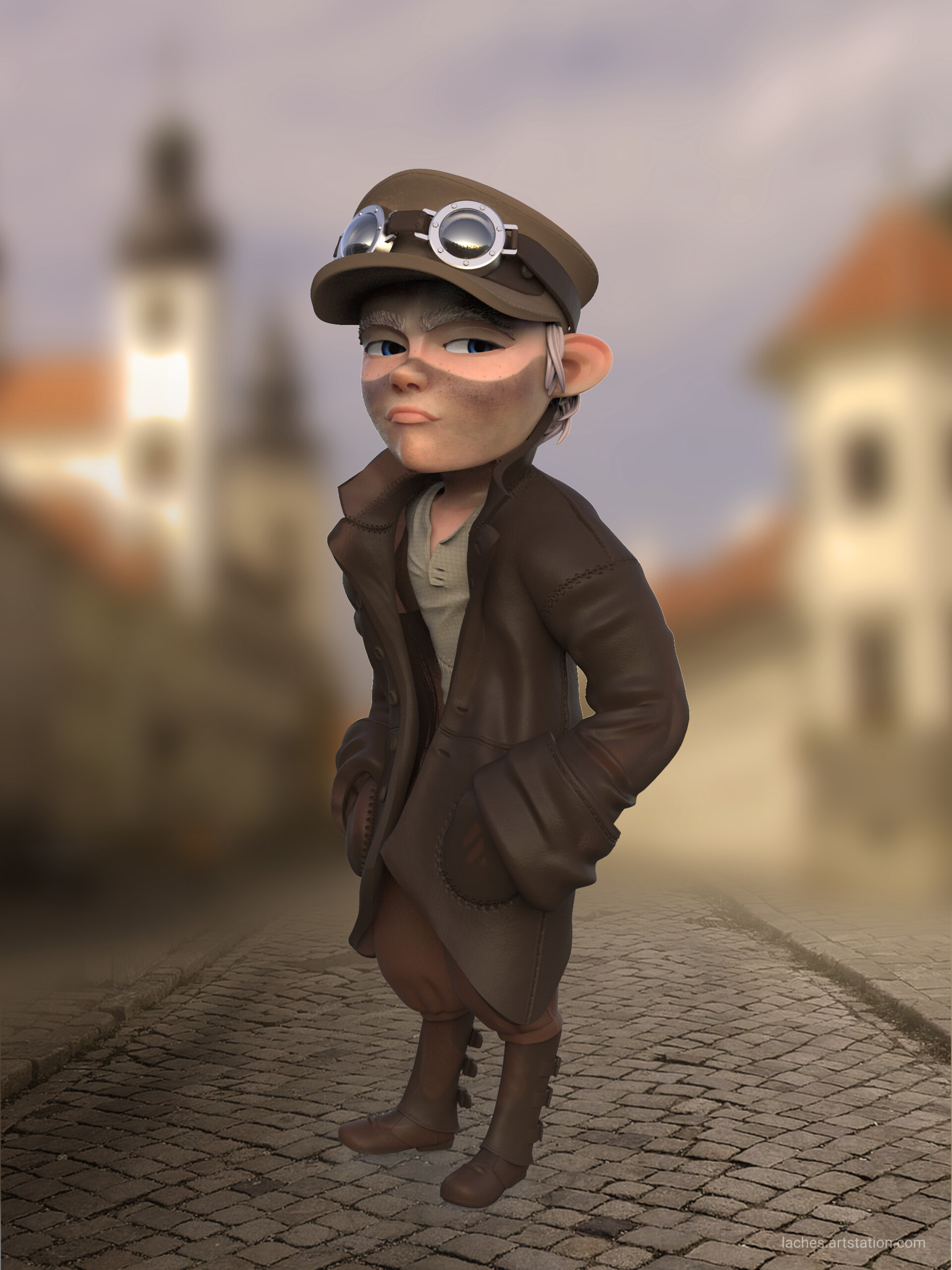 ArtStation - Steampunk guy