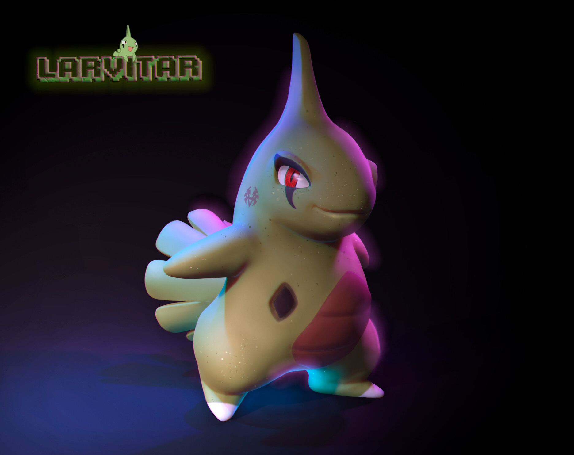 larvitar cute