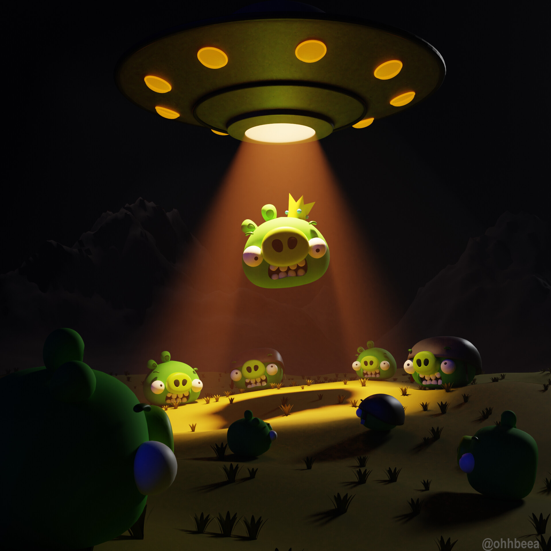 ArtStation - Save the King Pig