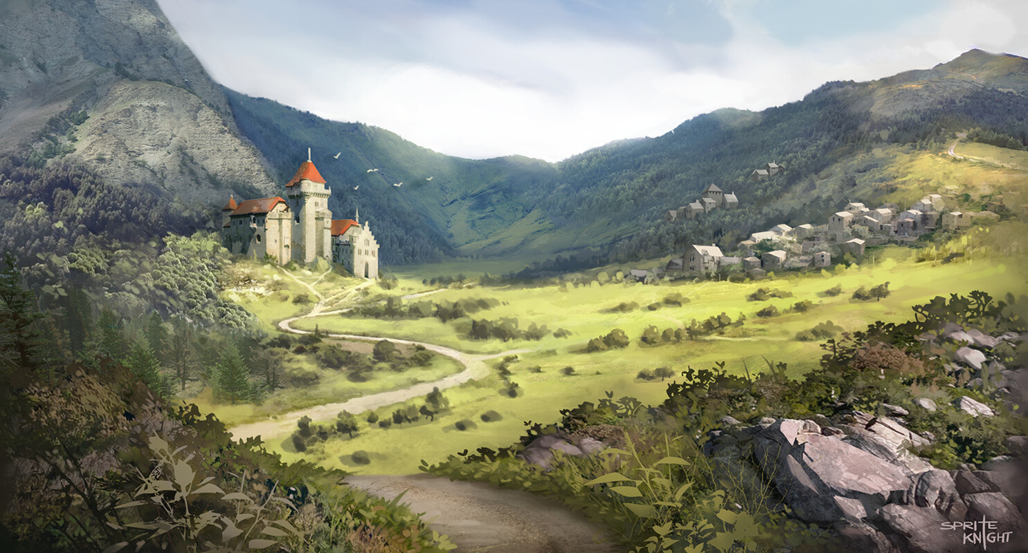 ArtStation - Kingdom in the summer