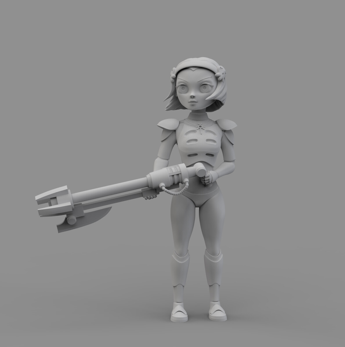 ArtStation - Necron Girl