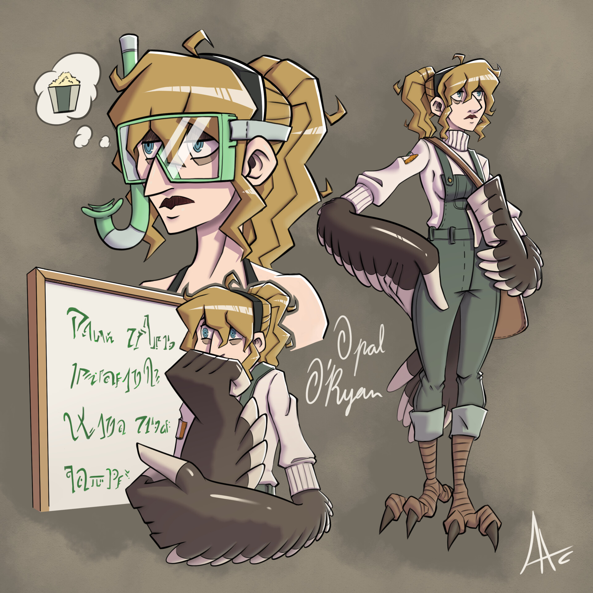 ArtStation - 3 Characters from random descriptions