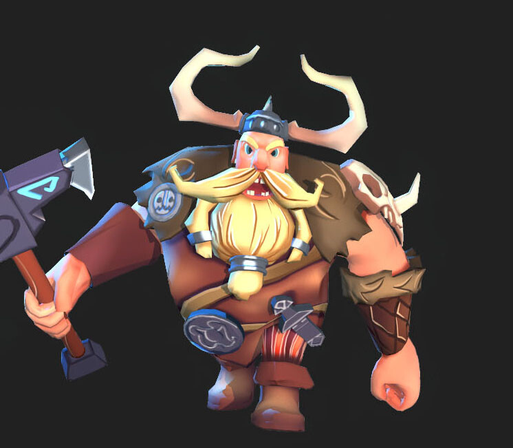 ArtStation - Stylized game character with handpainted texture