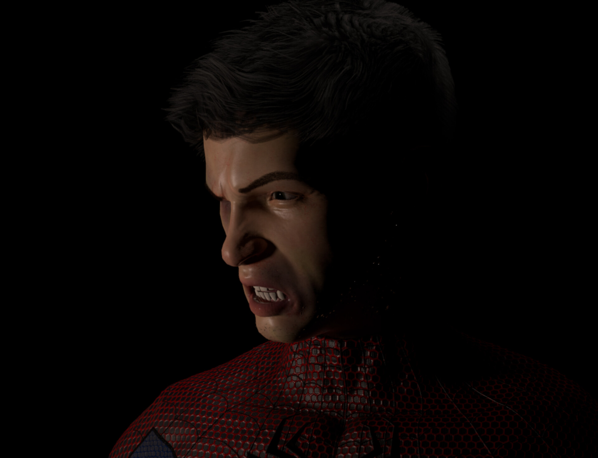 ArtStation - Peter Parker Injured
