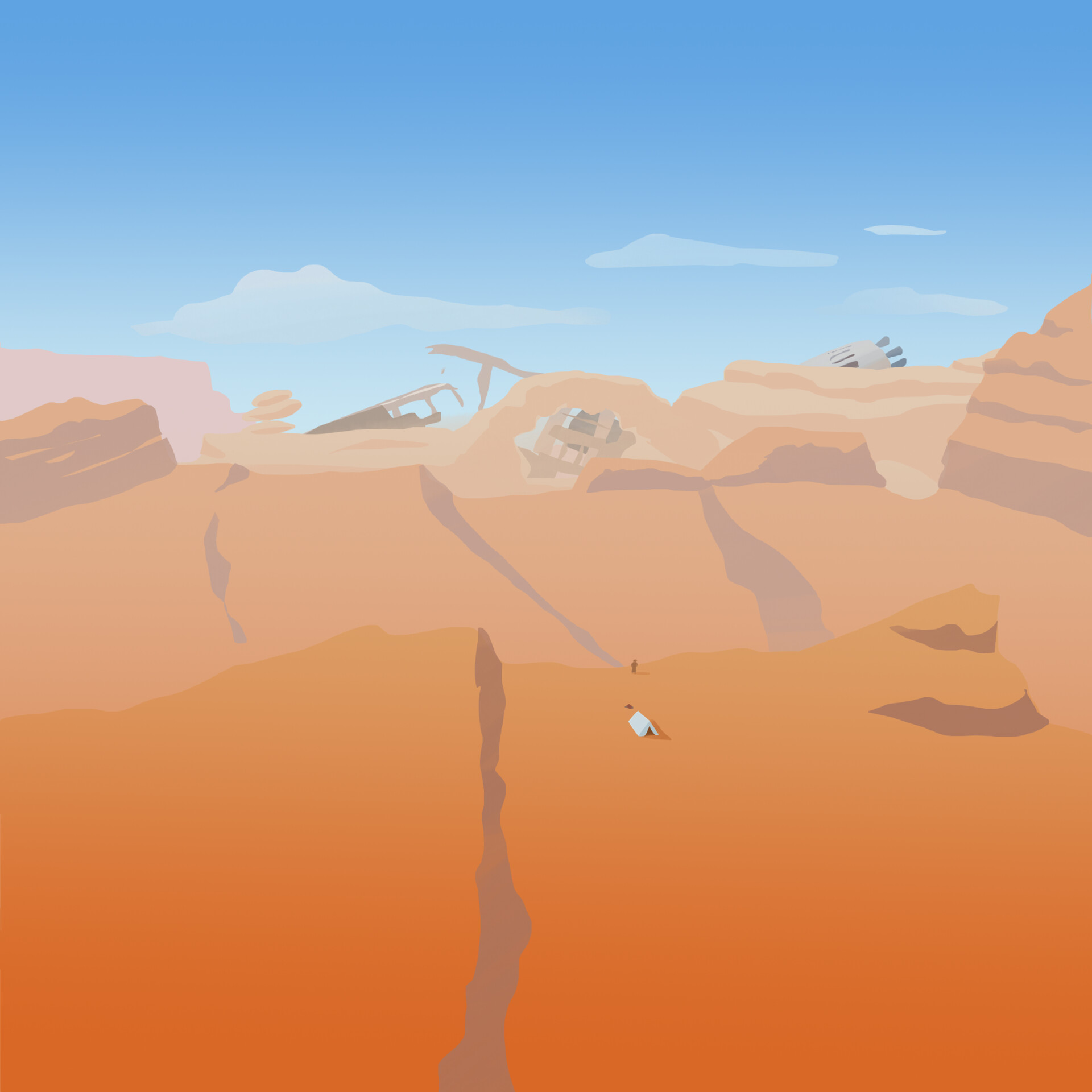 ArtStation - Mesa Crashsite