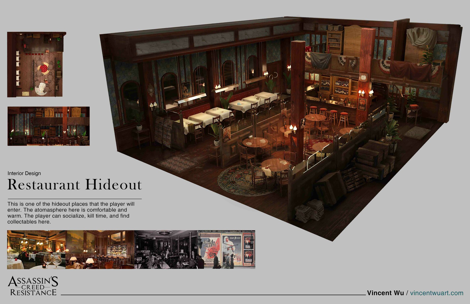 ArtStation - Environment Design for "Assassin's Creed: Resistance"