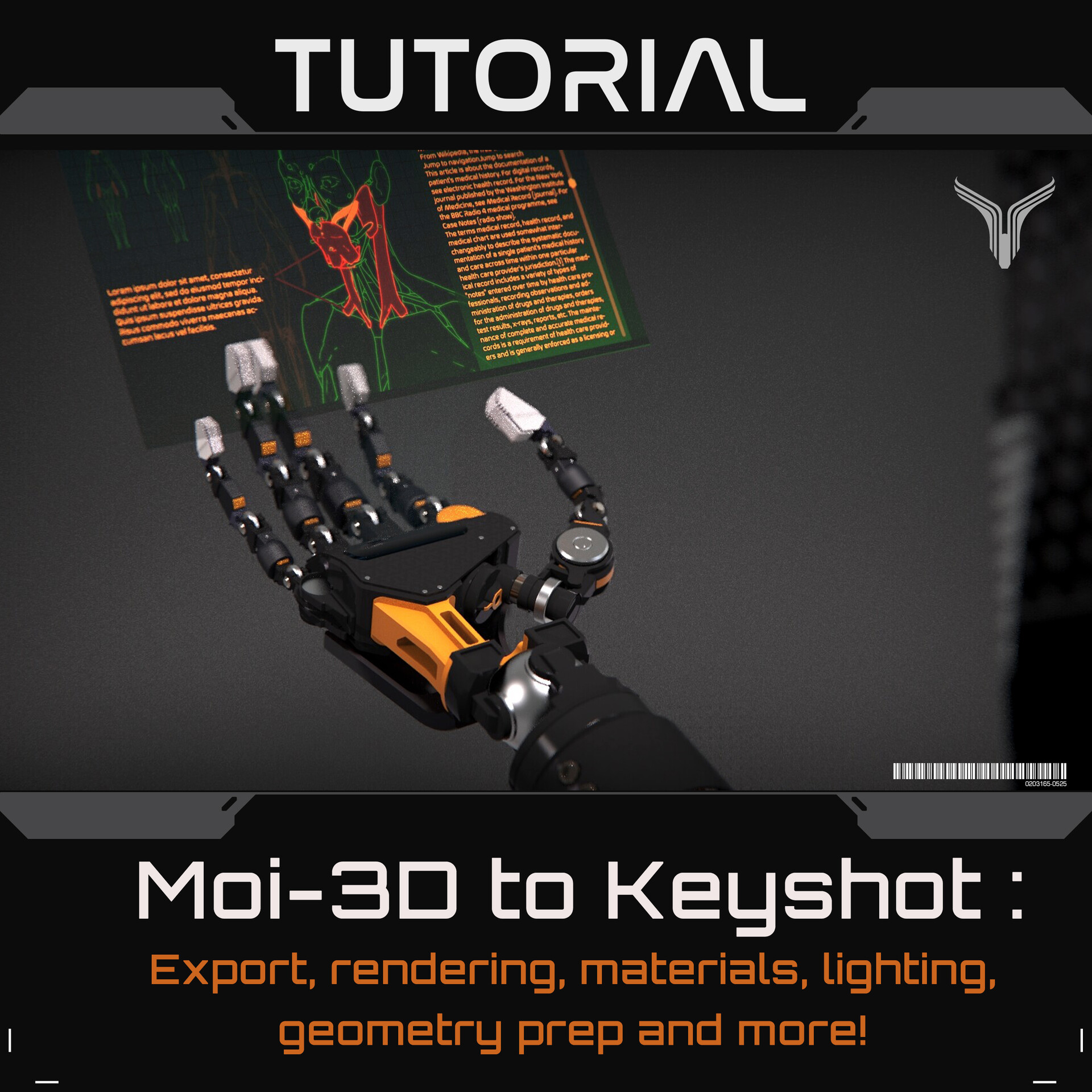 ArtStation - Rendering a mech hand tutorial