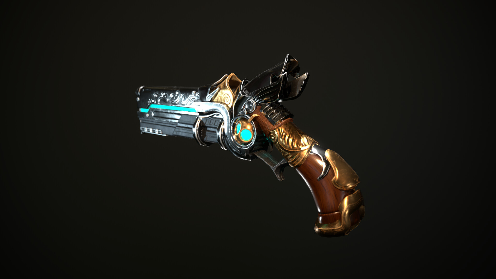 ArtStation - Fantasy Gun