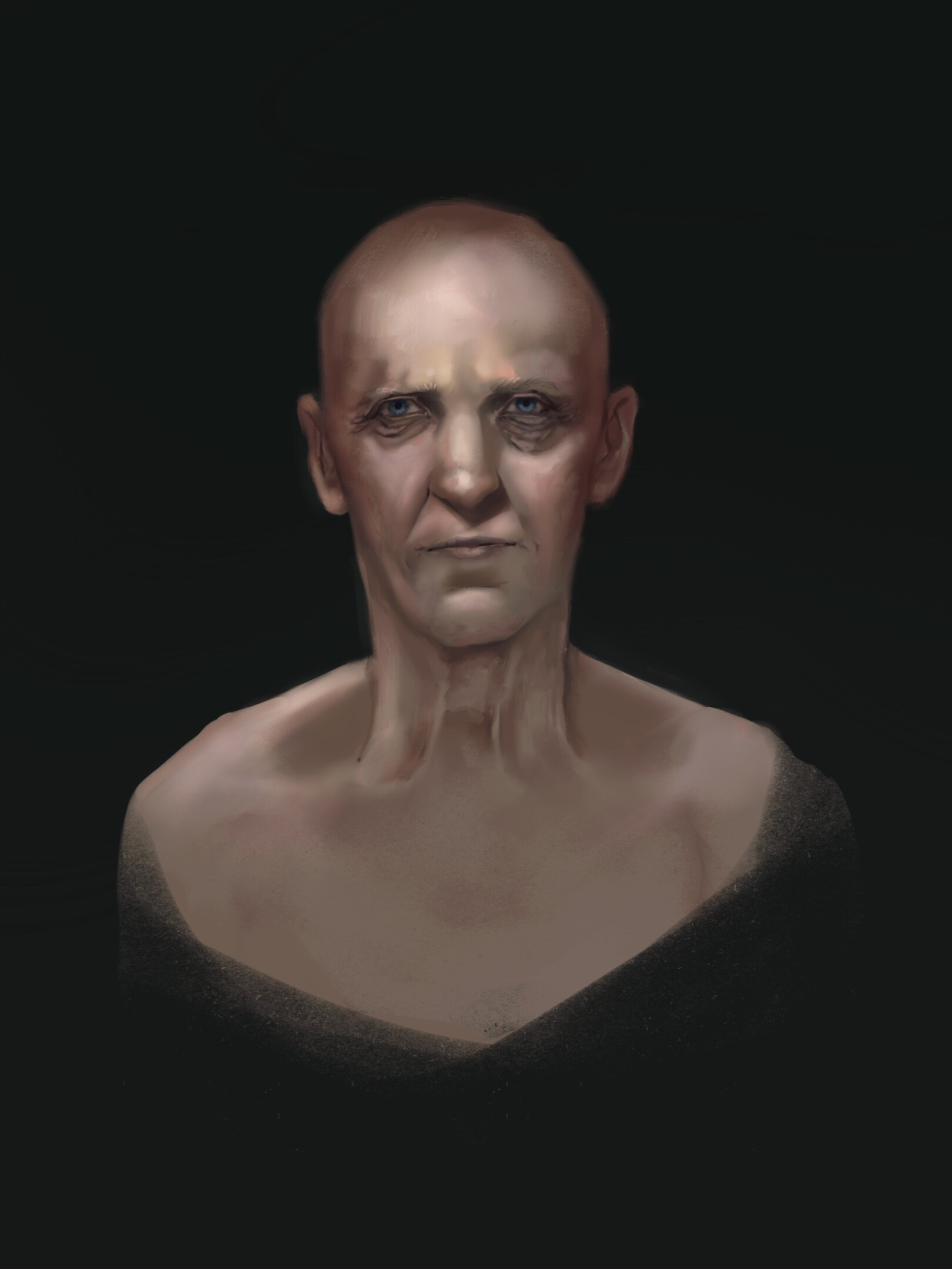 ArtStation - The Archivist (study of an old man)