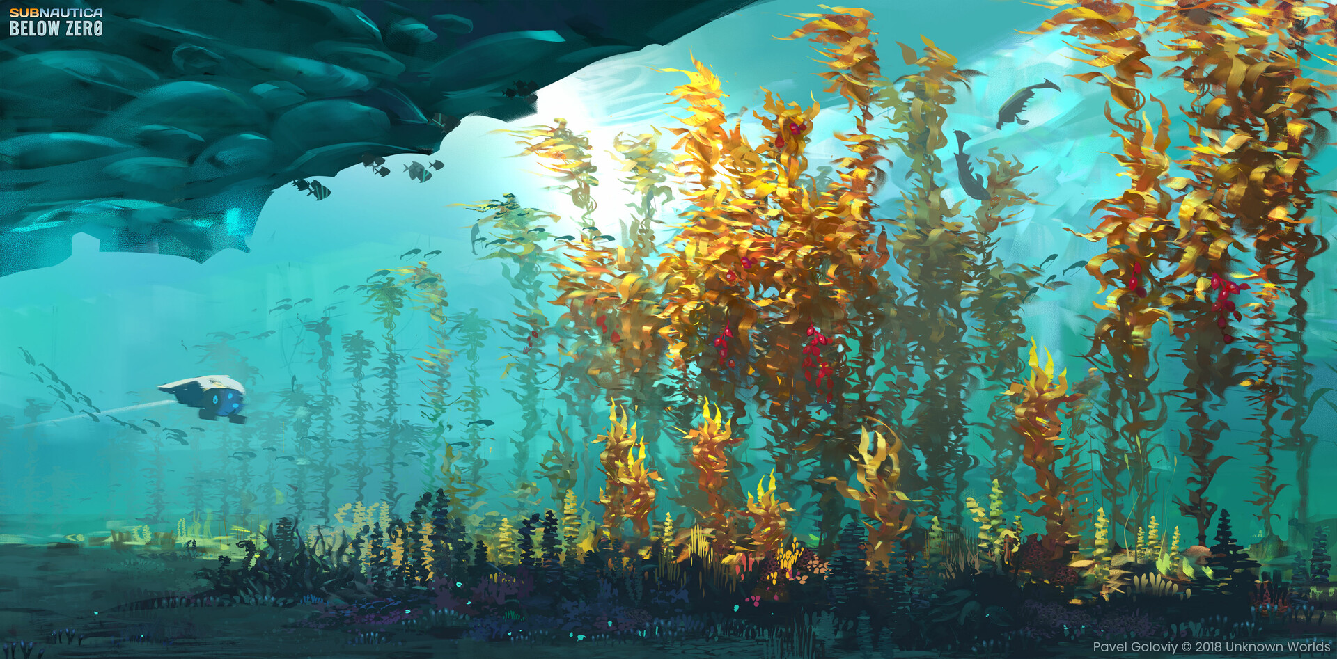 Pavel Golovii - Subnautica Below Zero: Biome concepts