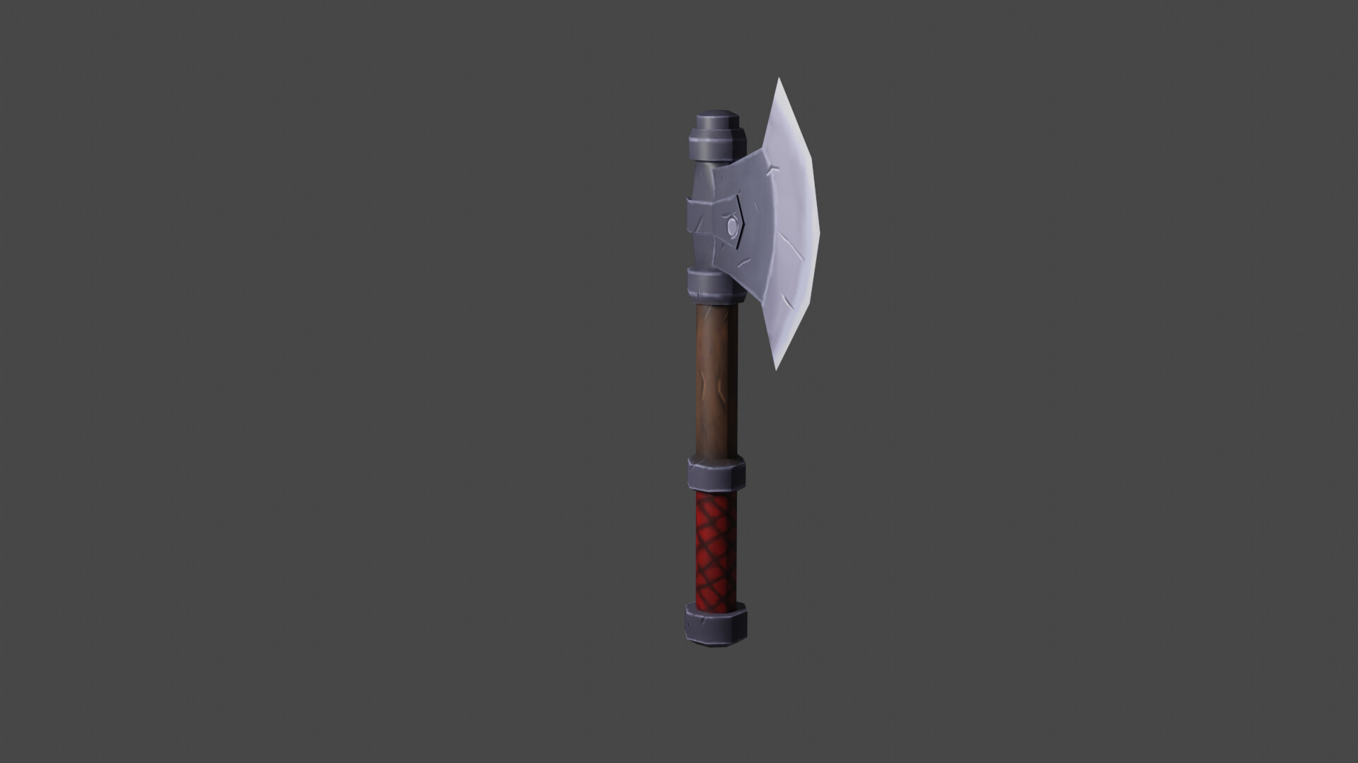 Dendani Oussema - Medieval axe-Low Poly