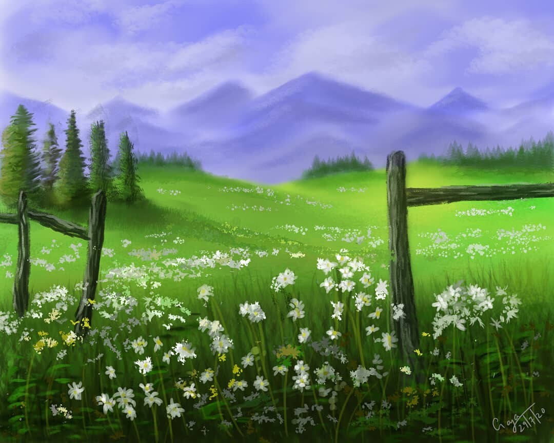 ArtStation - Flower Meadow