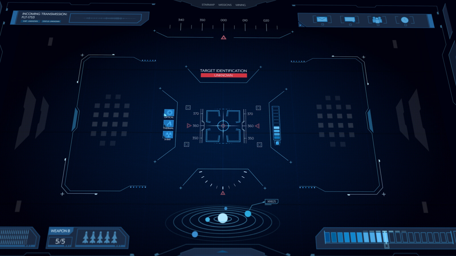 Piers Buffey - UI: Spaceship HUD