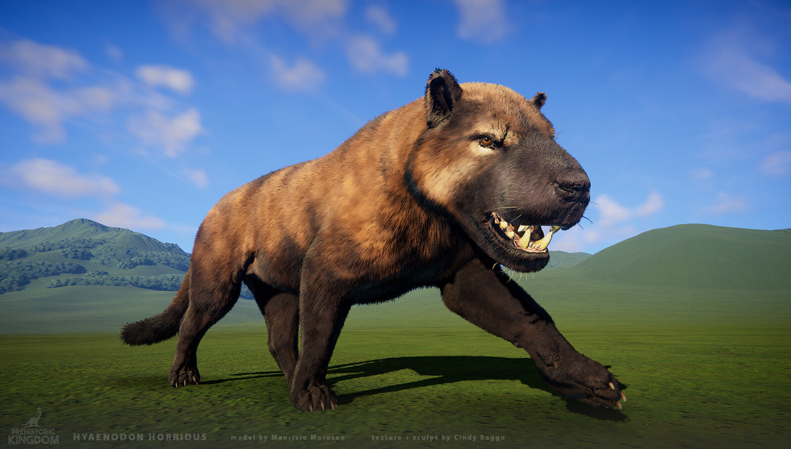 Cindy Raggo - Prehistoric Kingdom: Hyaenodon sp