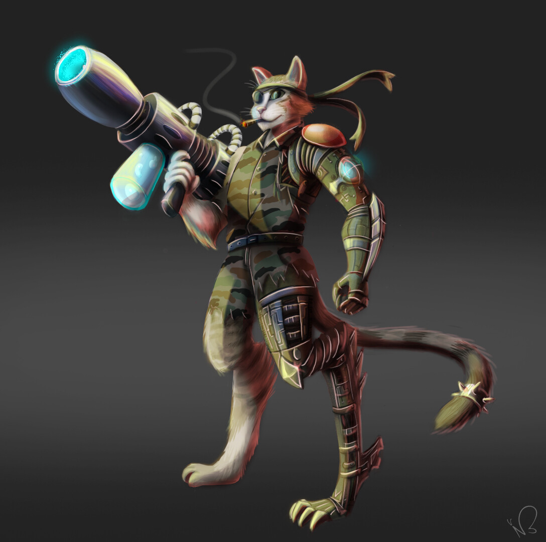 cat soldier