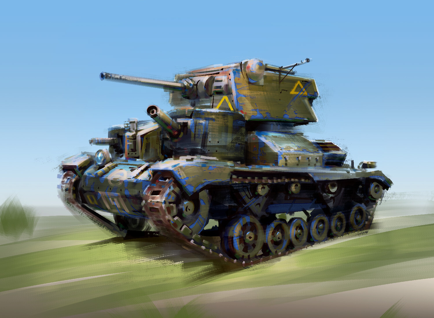 ArtStation - WNL Old Tank Sketch