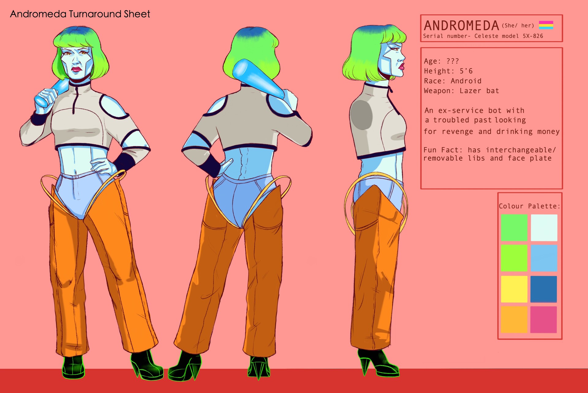 ArtStation - Andromeda Character Sheet