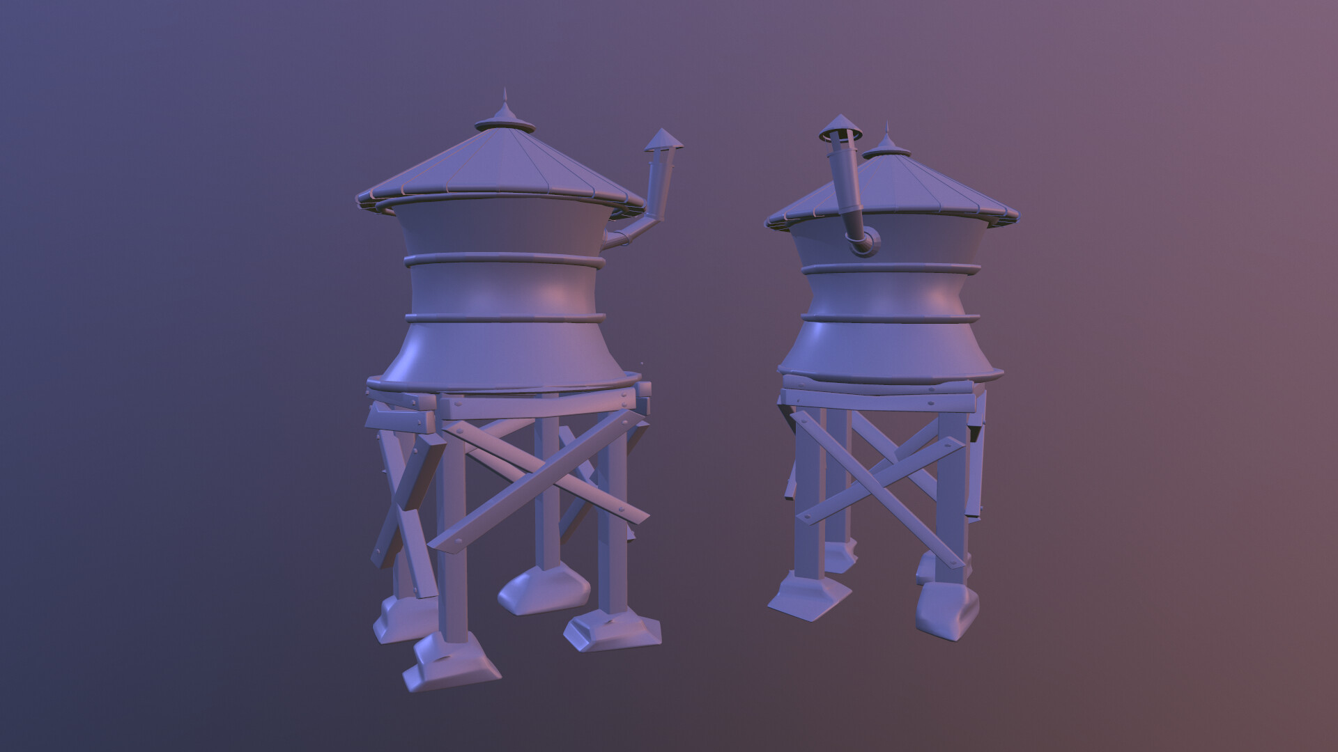 ArtStation - Water Tower