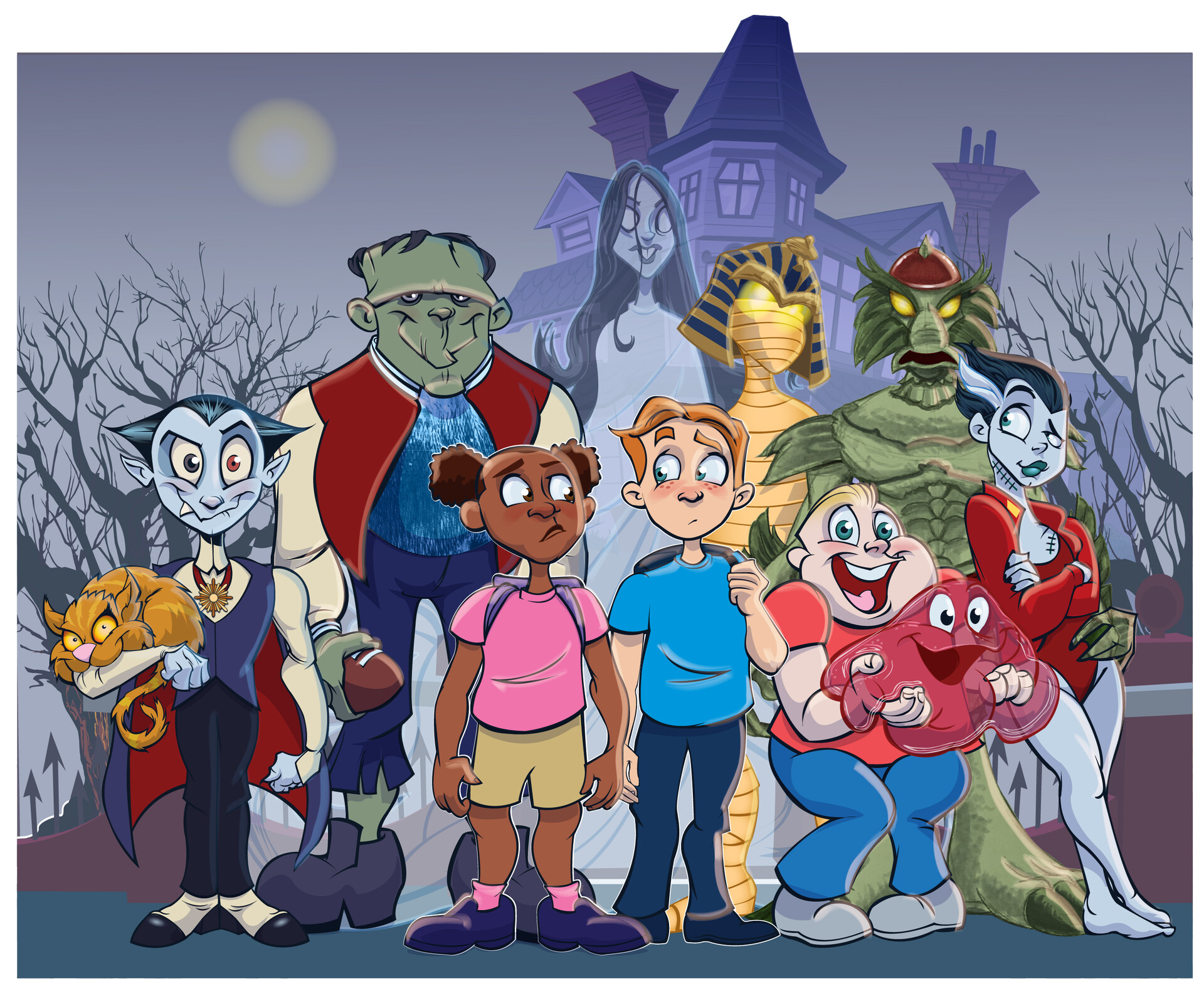 ArtStation - The New Kids color study