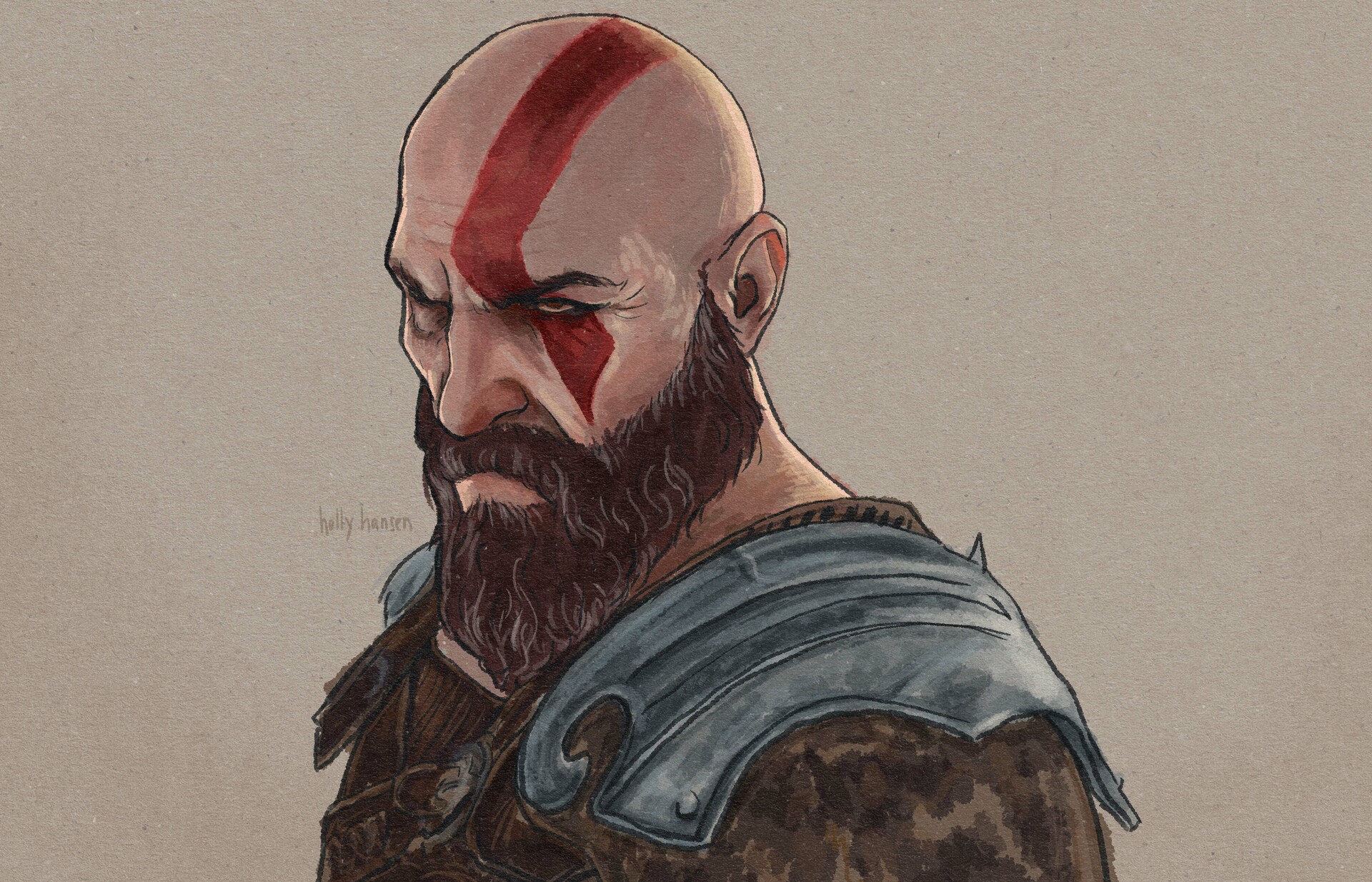 ArtStation - KRATOS | GOD OF WAR