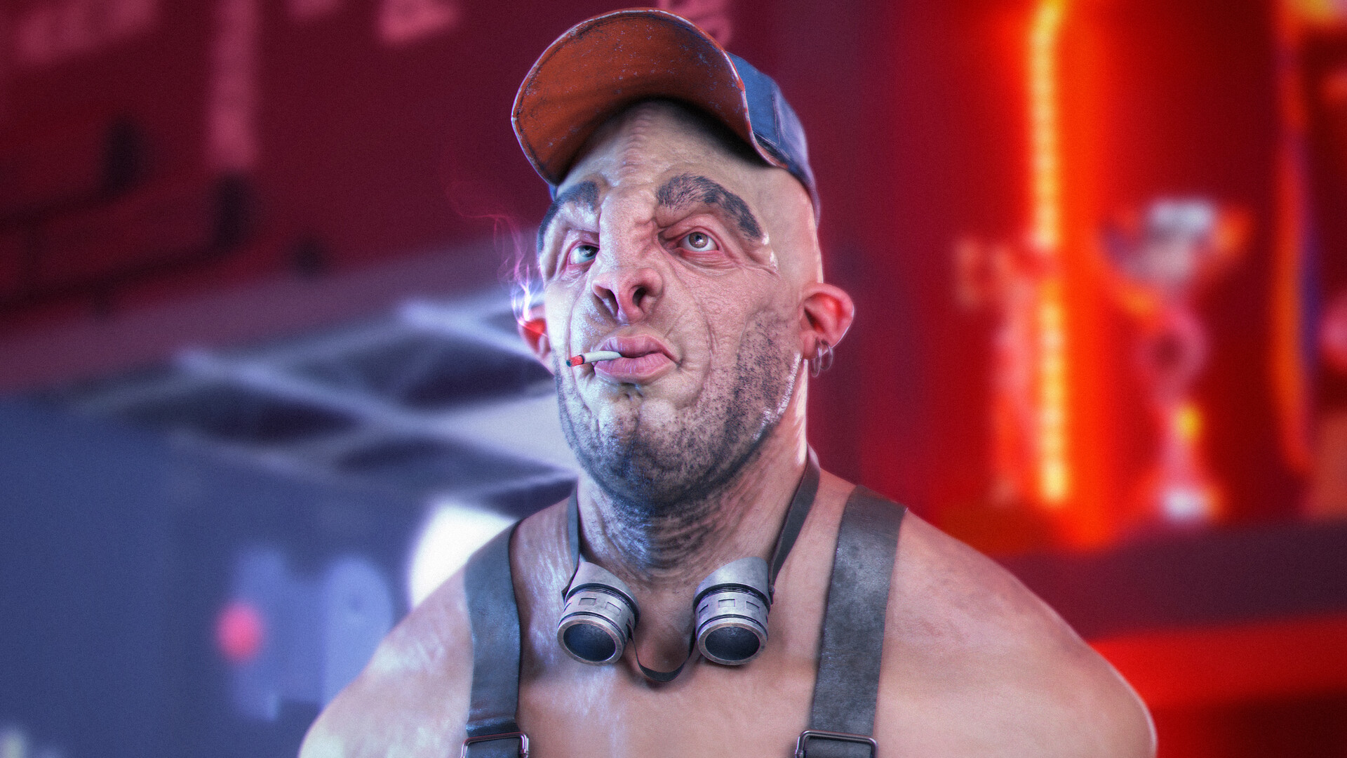 ArtStation - Bob the space mechanic Concept