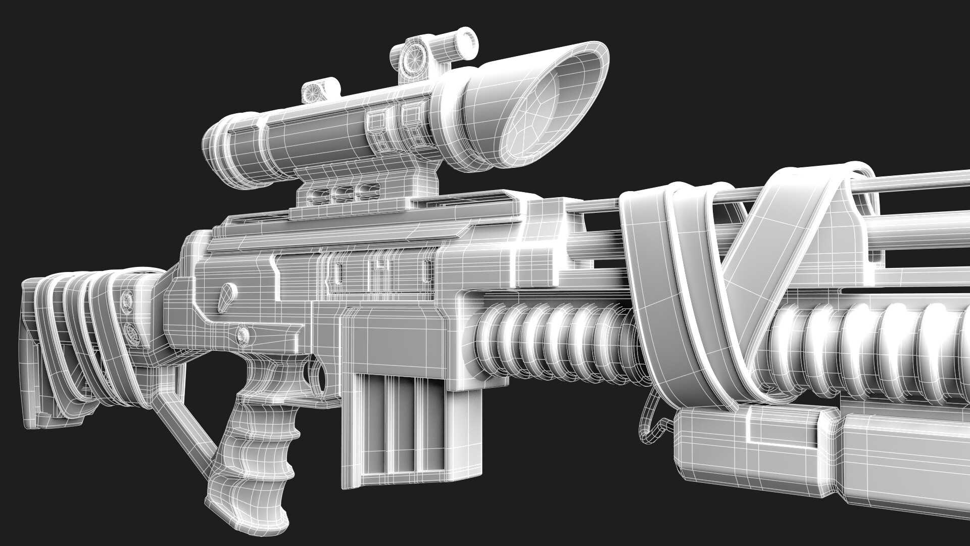 Roman Karoly - Futuristic Rifle
