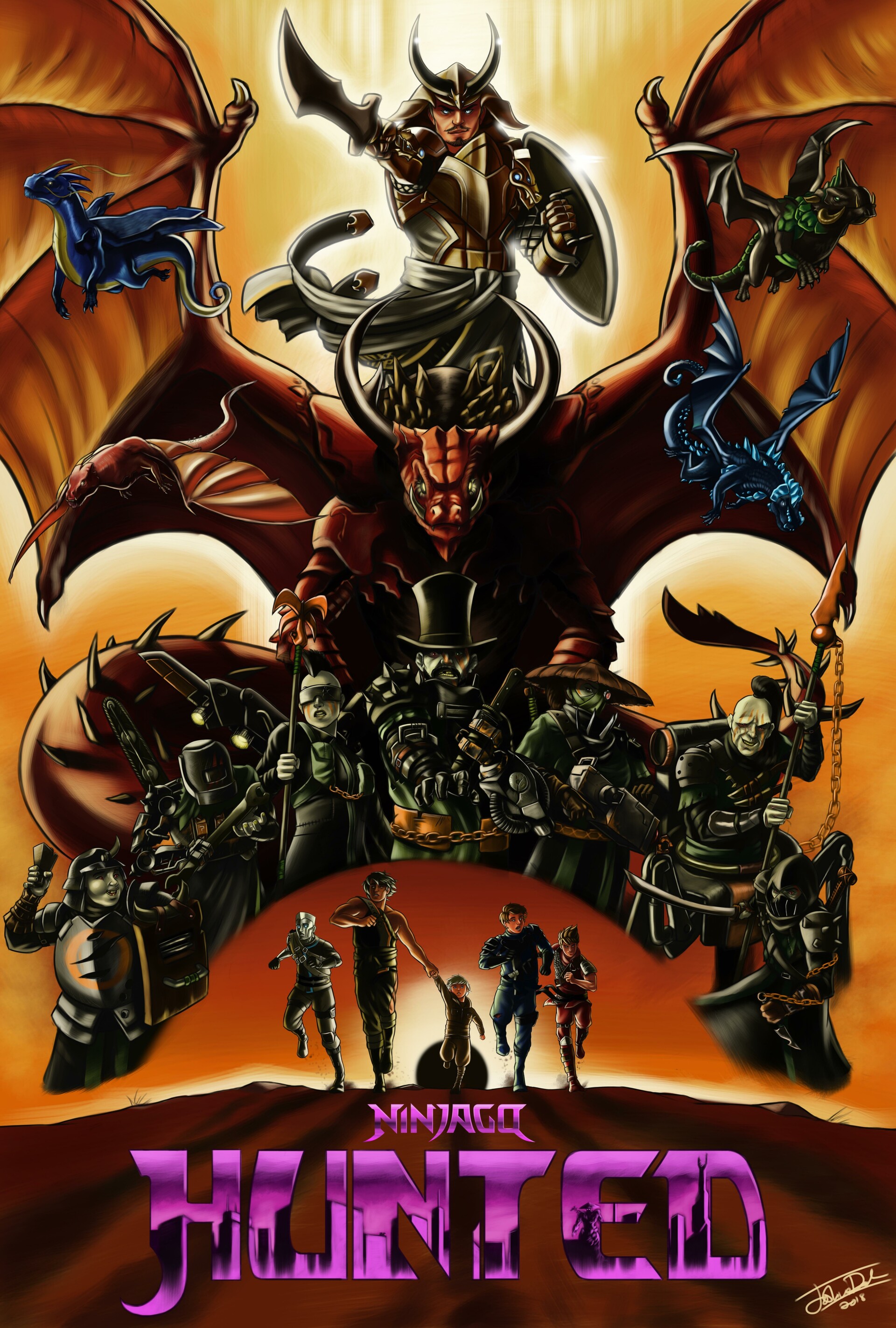 Ninjago Rebooted Poster