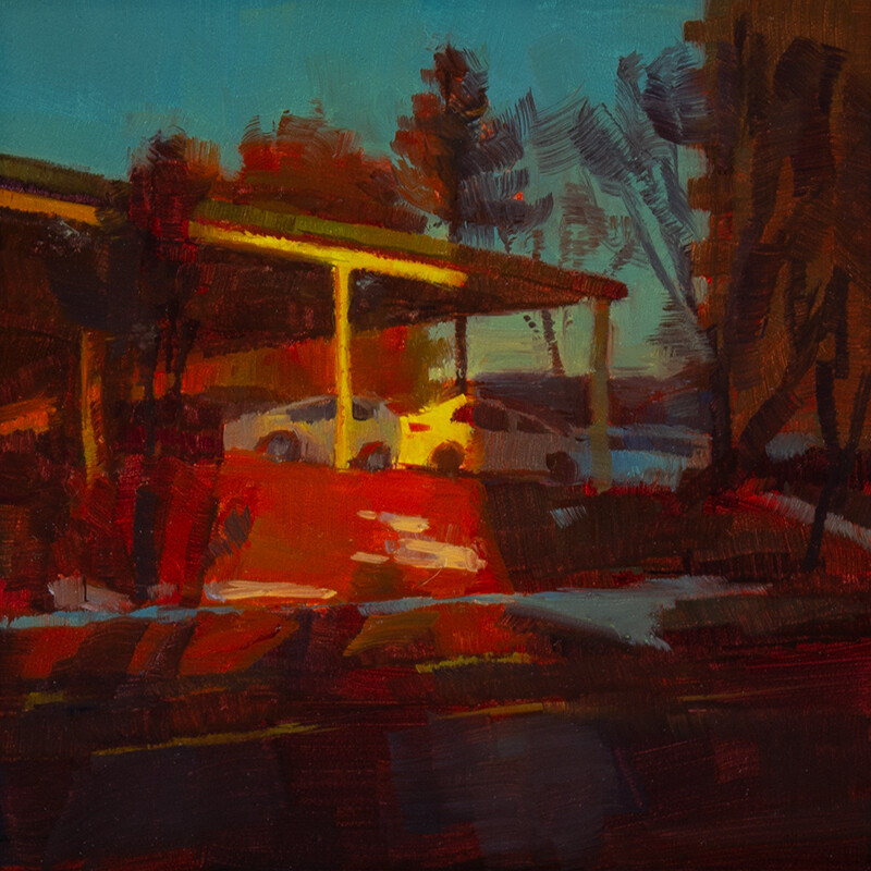 ArtStation - Spring Sunset