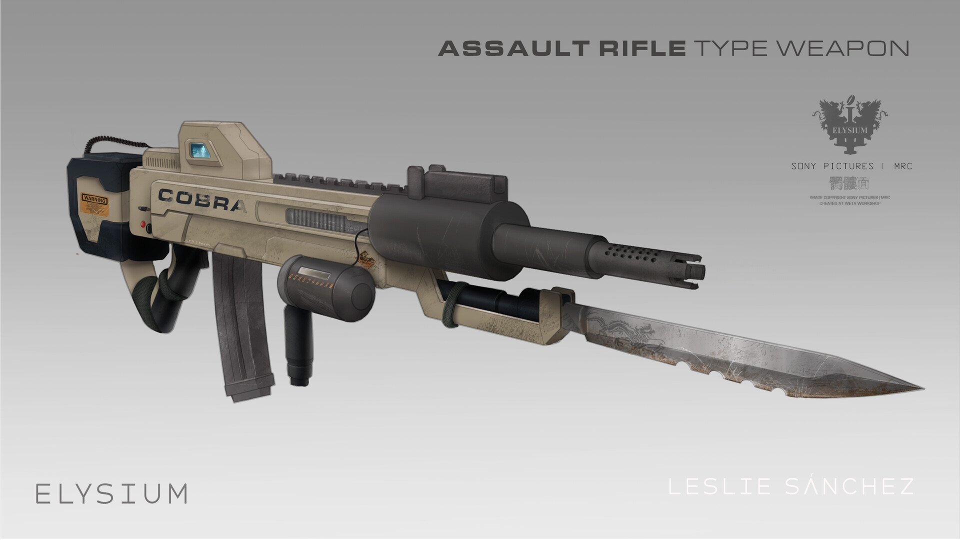 ArtStation - Kruger's Assault Rifle (Elysium Fan Art)