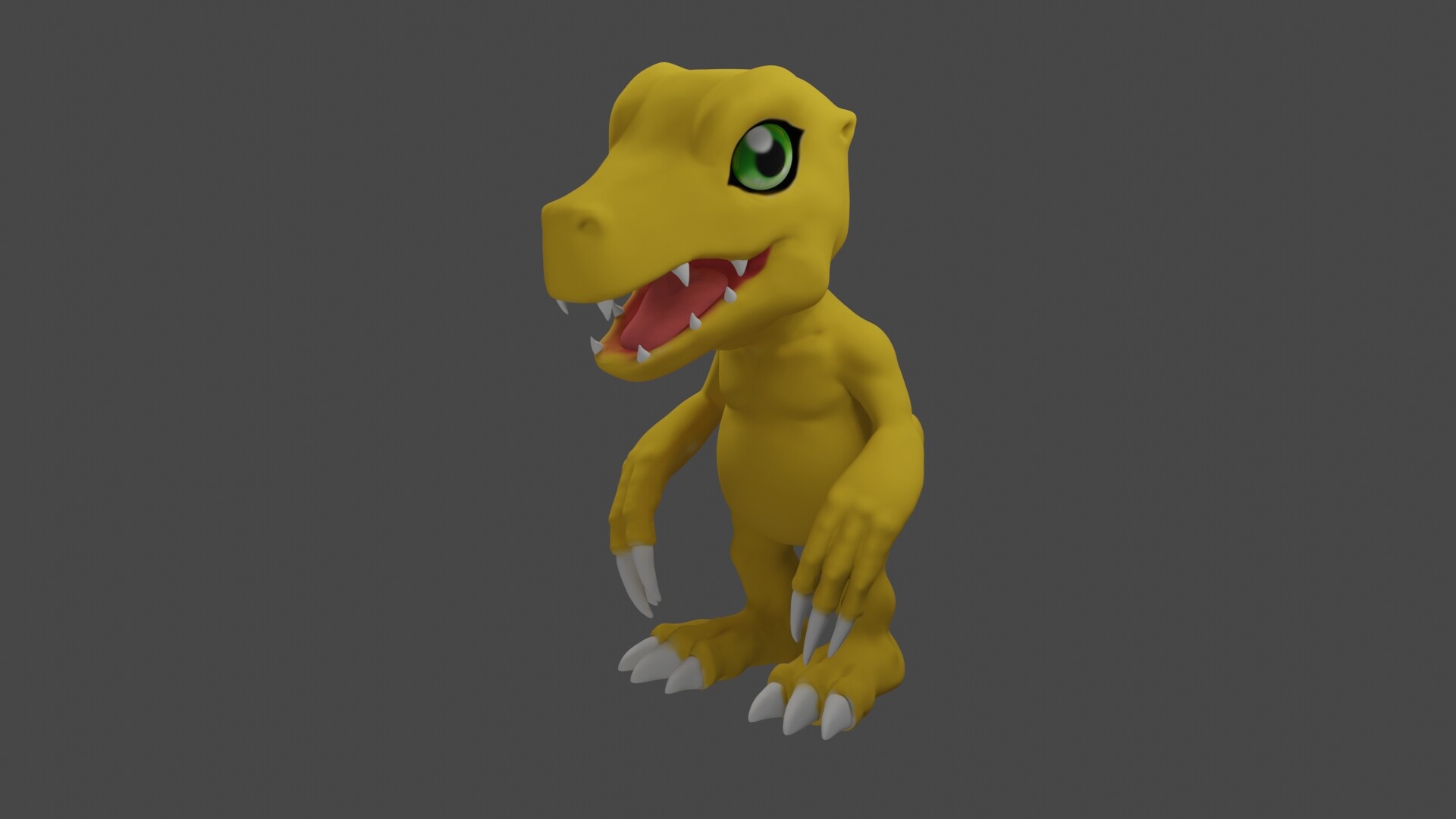 ArtStation - Digimon - Agumon